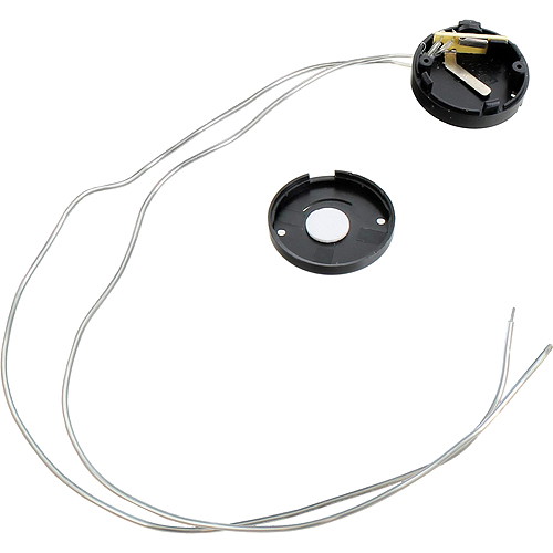 2XCR2032 Battery Holder Round Black with Switch | xUmp