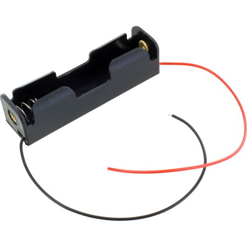 18650 Lithium Cell 3.7V Battery Holder with Leads | xUmp.com