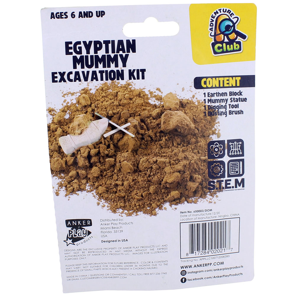 Egyptian Mummy Mini Excavation Kit | xUmp.com